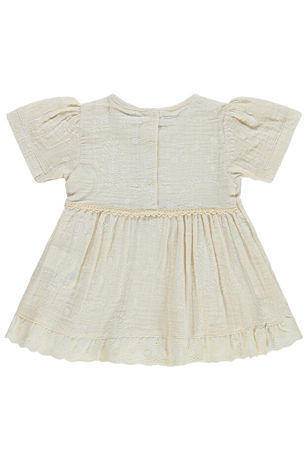 Civil Baby Fiyonklu 6-18 Ay Elbise - Bej - Fiyatı, Yorumları