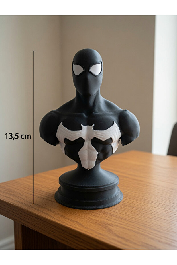 Riva Self Spider-Man Siyah Kostüm Symbiote Büst Figür Örümcek Adam ...