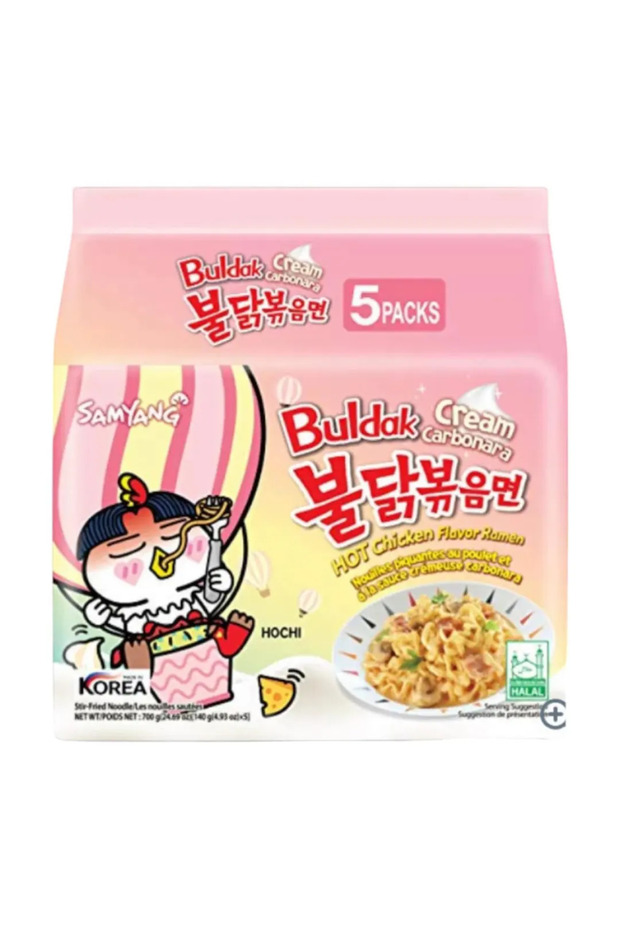 CİVANNY SHOP Samyang Buldak Cream Carbonara Hot Chicken Flavor 140g ...