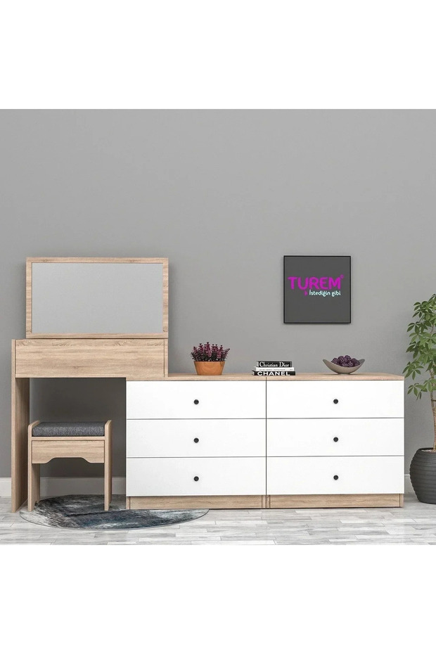 marangozhaneden Mocca Makyaj Masası Mdf - Fiyatı, Yorumları