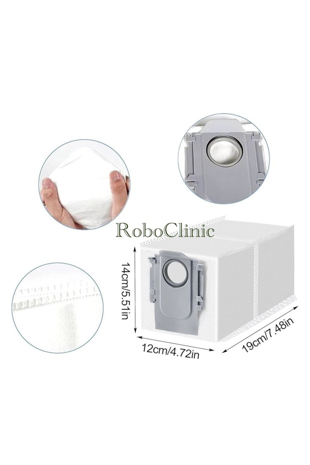 Roboclinic Roborock Qrevo Edge 2 Pro Robot Vacuum Cleaner Compatible ...