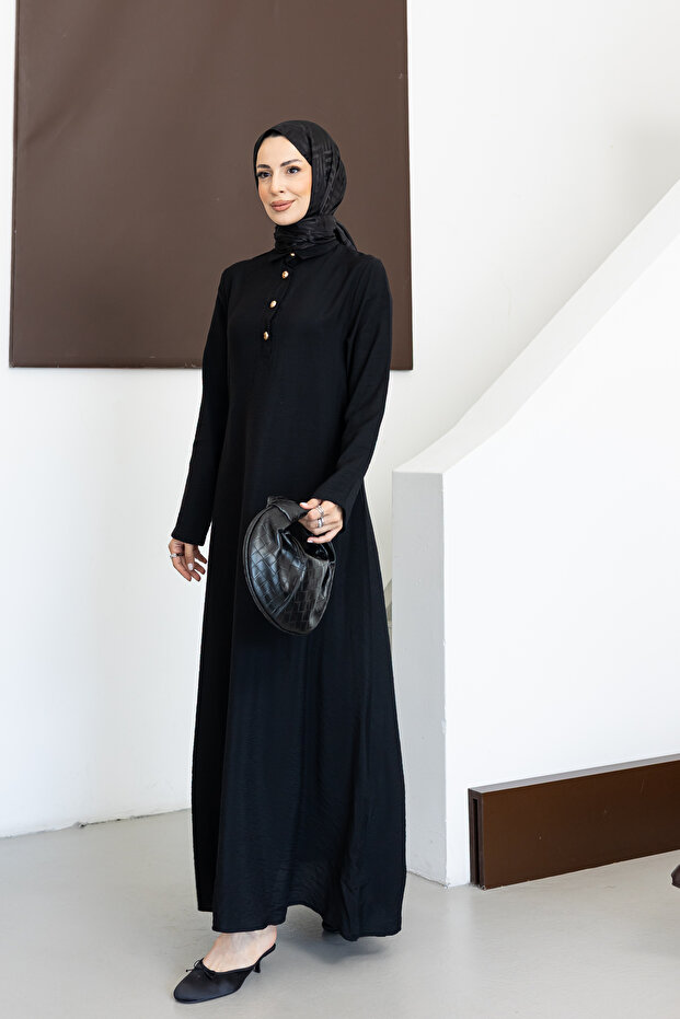 luazul Gömlek Yaka Oversize Elbise - Fiyatı, Yorumları