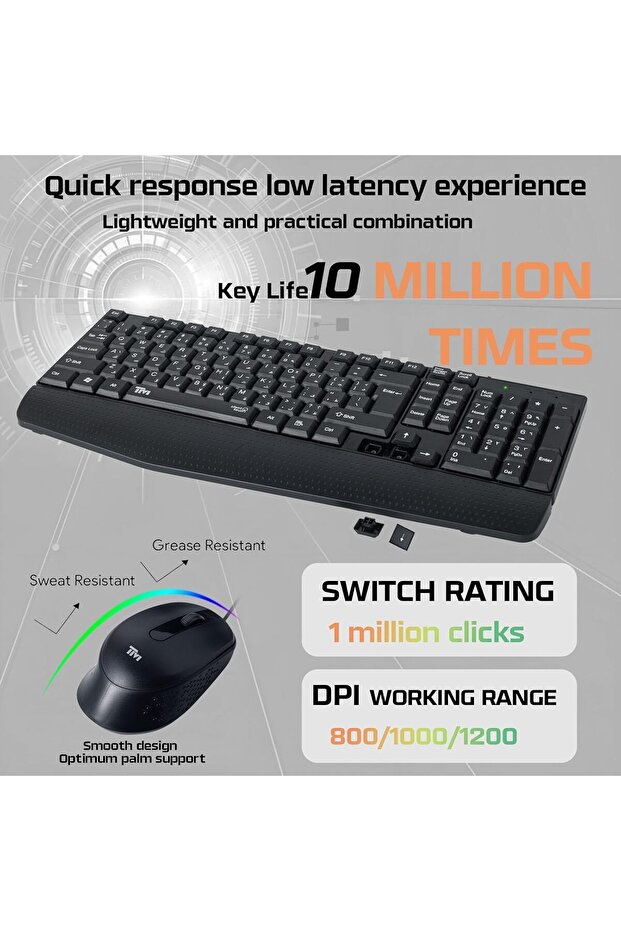 Twisted Minds K12 Cavara Series 2-in-1 Wired Keyboard and Mouse Combo ...