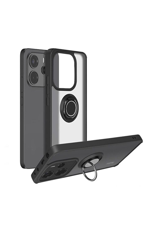 Pilanix Tecno Spark 20 Pro Plus Kılıf Kamera Korumalı Yüzüklü Manyetik ...