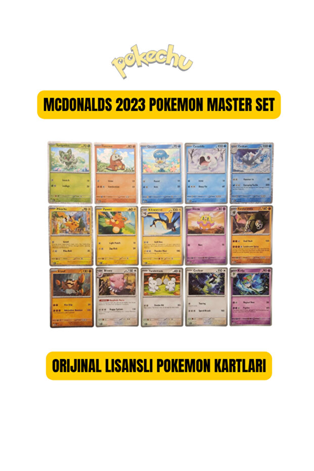 Pokemon TCG Mc Donalds 2023 Pokemon Full Set - Fiyatı, Yorumları