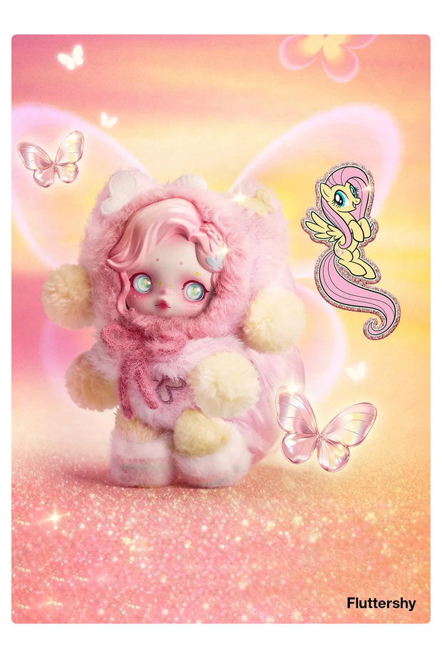 Pop Mart x Skullpanda POP MART Peluş Bebek "SKULLPANDA - My Little Pony ...