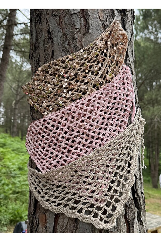 BeeMade Craft Pullu Bandana, Bandana, Trend Bandana - Fiyatı, Yorumları