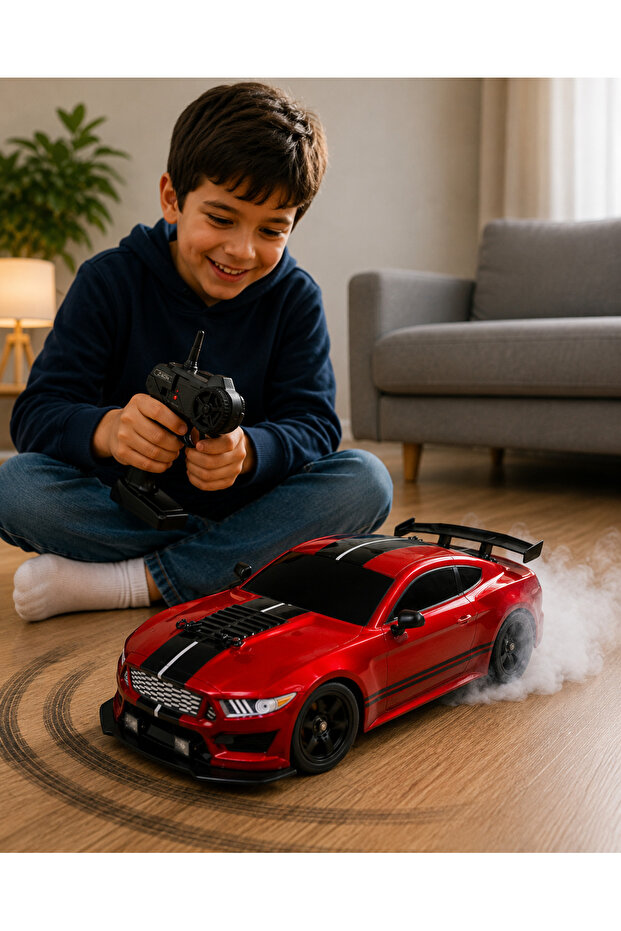 cayenna Uzaktan Kumandalı 2.4G Şarjlı 1:16 4x4 Drift Stunt Araba Işıklı ...