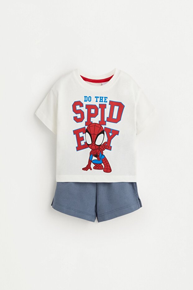 LEFTIES Spidey ©Marvel t-shirt ve bermuda şort takımı - Fiyatı, Yorumları