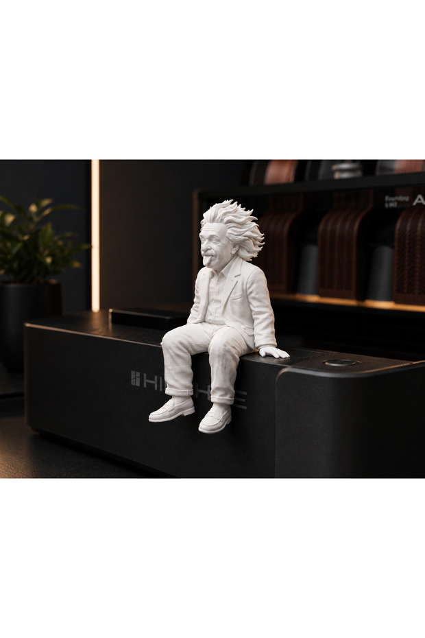 moshmick Albert Einstein Oturan Figür Dekoratif Biblo – 3D Baskı ...