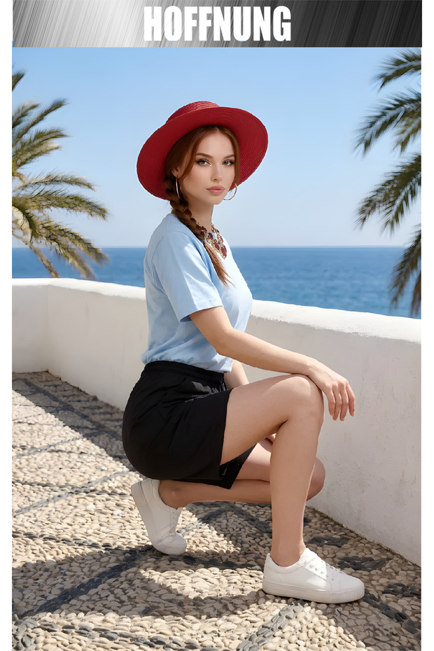 HOFFNUNG Unisex 2 Thread Oversize T-Shirt Shorts Set- Trendyol
