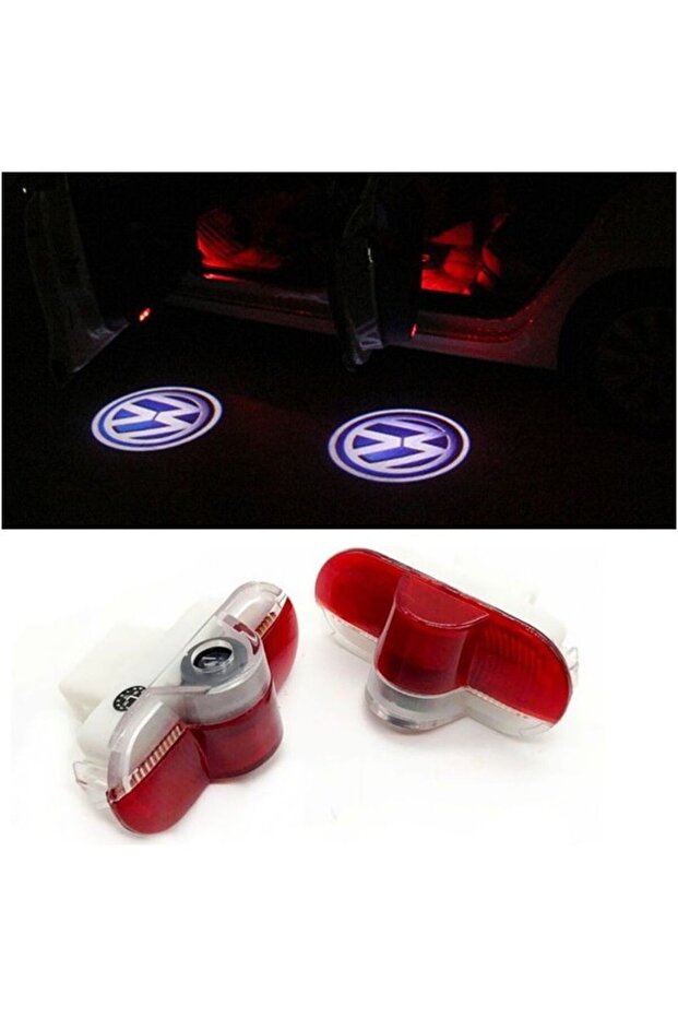 autogp Vw caddy kapı altı ışık lazer led logo hoşgeldin aydınlatma ...
