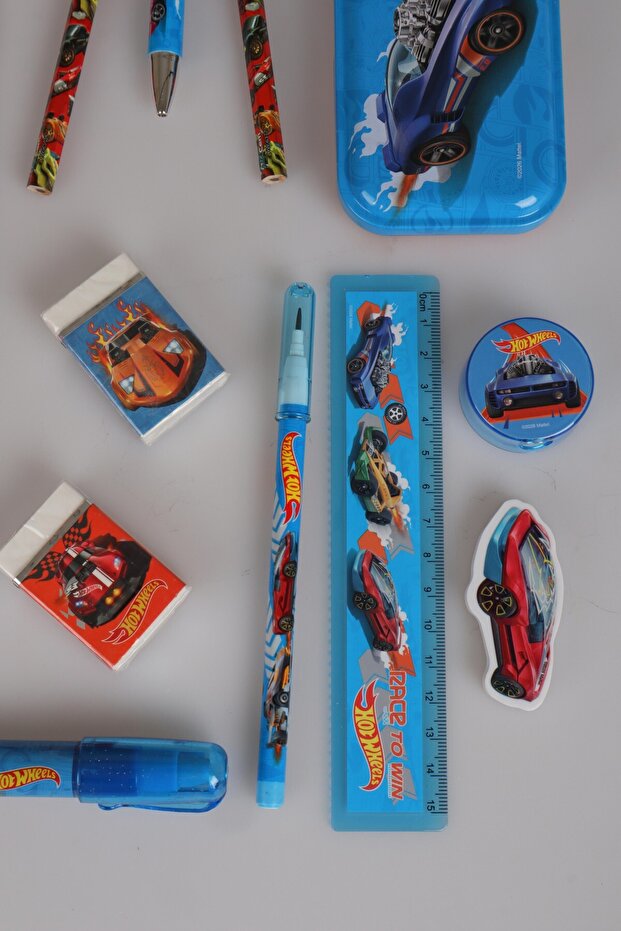 HOT WHEELS X Dekomus Licensed Hotwheels 13 Piece Stationery Set ...