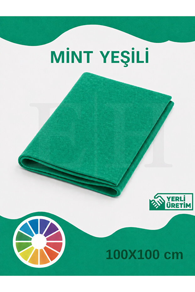 EUROLUXE Mint Yeşili Metrelik Ince Keçe Kumaş Keçe 1 Mm Aktivite Keçesi ...
