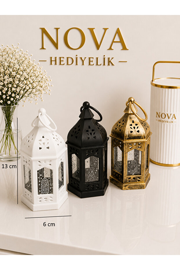 NovaHediyelik Ramazan Temalı küçük Gece lambası Pilli - 13 x 6 cm ...