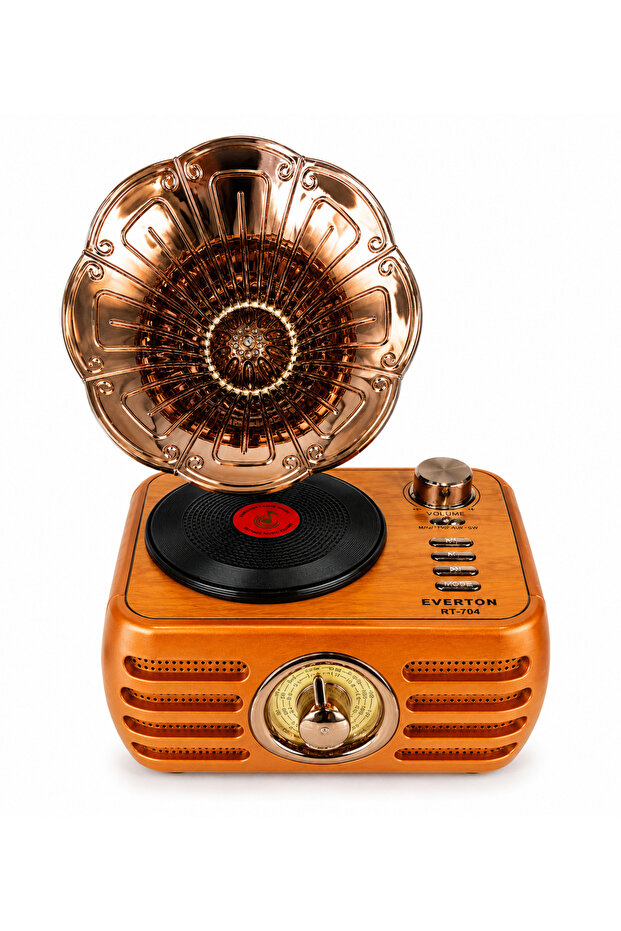 TB Gramafonlu Bluetooth Fm-Usb-Tf-Aux Şarjlı Nostaljik Radyo - Fiyatı ...