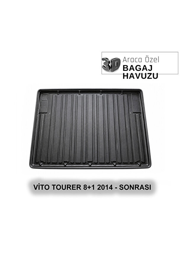 ELORCAR VİTO TOURER 8+1 2014 - SONRASI 3D BAGAJ HAVUZU - Fiyatı, Yorumları