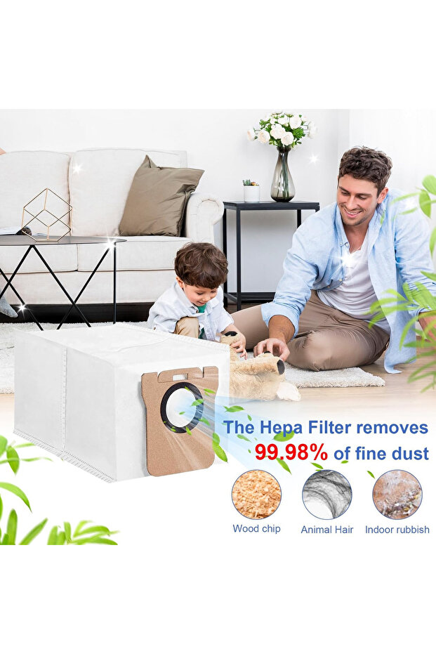RotRever Xiaomi Vacuum Mop S10 Plus / S20 Plus Robot Süpürge Uyumlu Toz ...