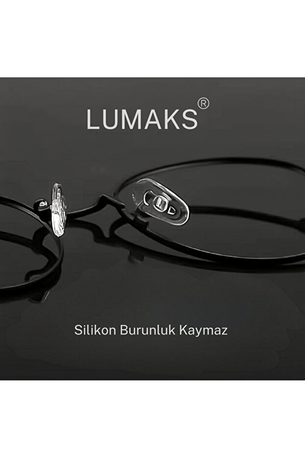 LUMAKS Vidalı Silikon Gözlük Burunluk Seti – Şeffaf Kaymaz Burun Pedi ...
