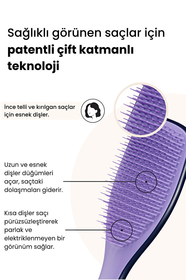 Tangle Teezer Zodiac The Ultimate Detangler Libra Saç Açıcı Tarak (Düz ...