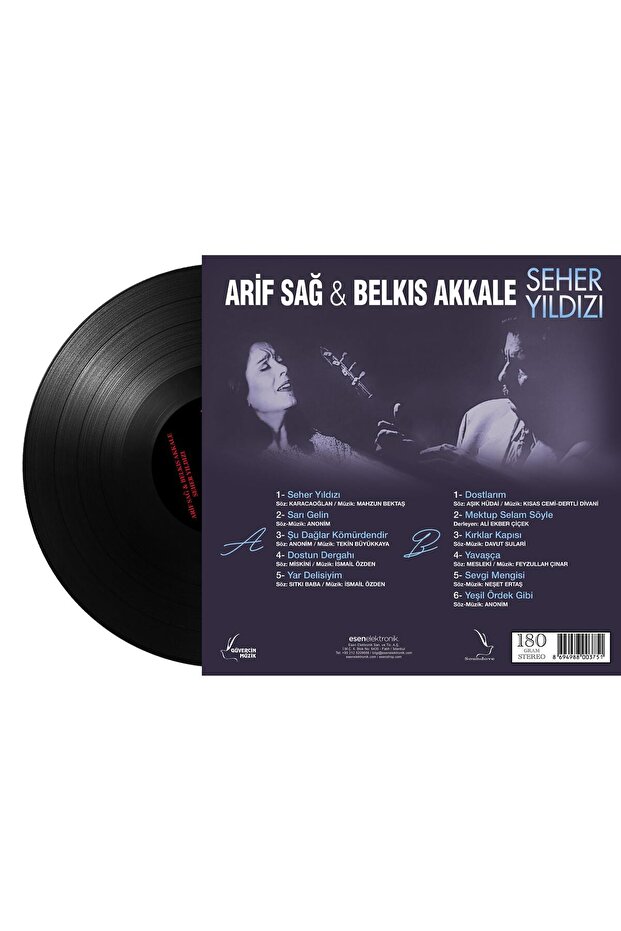 Güvercin Müzik Arif Sağ / Belkıs Akkale - Seher Yıldızı (Plak) - Fiyatı ...