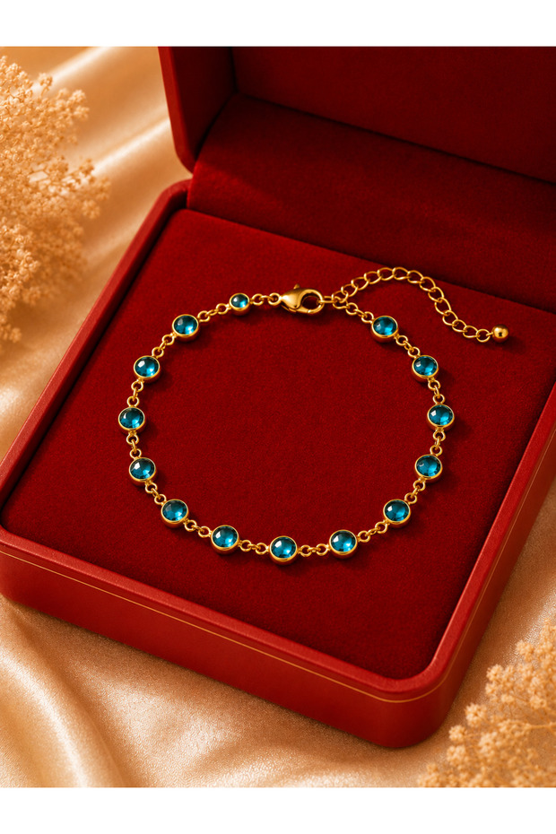 NOVA LİNE ACCESSORİES NOVA LİNE Portakal Esintisi Arzelia Canlı Mavi ...