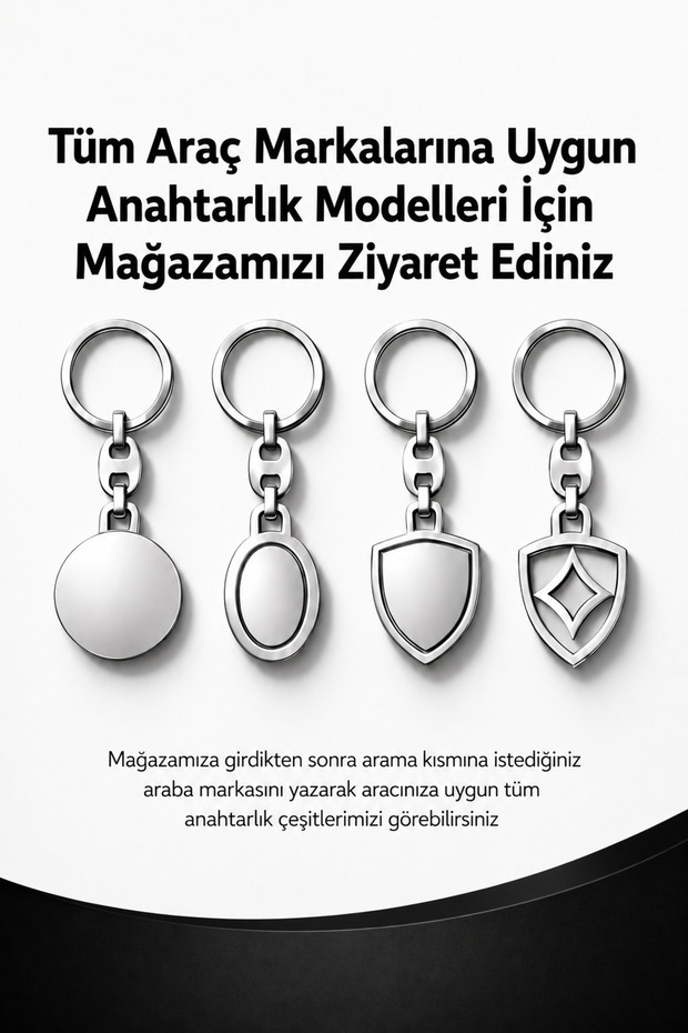Baghes Yüksek Kaliteli Fiat Logolu Lüks Krom Kaplama Oto Anahtarlığı ...
