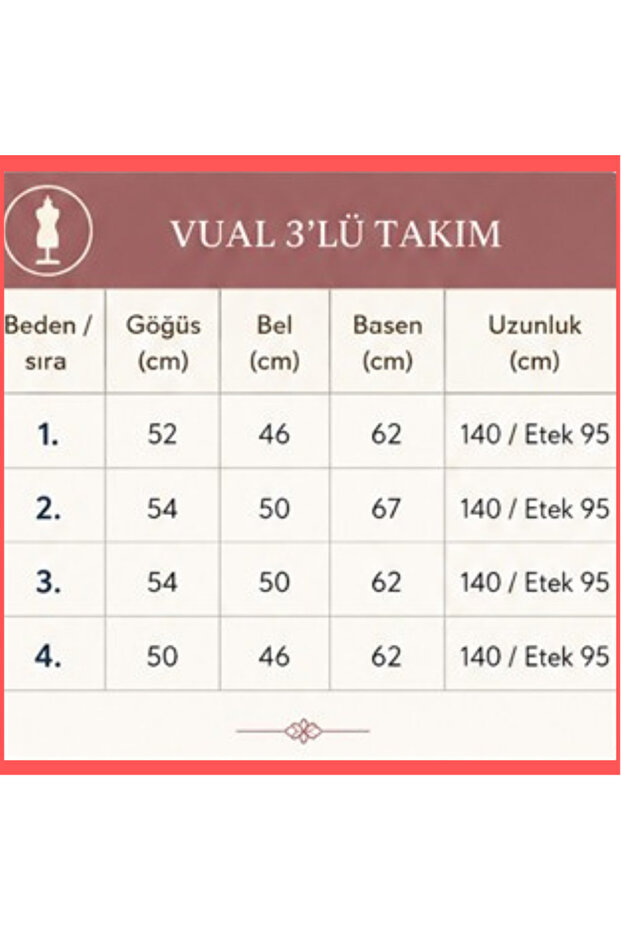 Setra Official Tesettür Etek Takım Vual pelerin detaylı 3'lü Toka ...