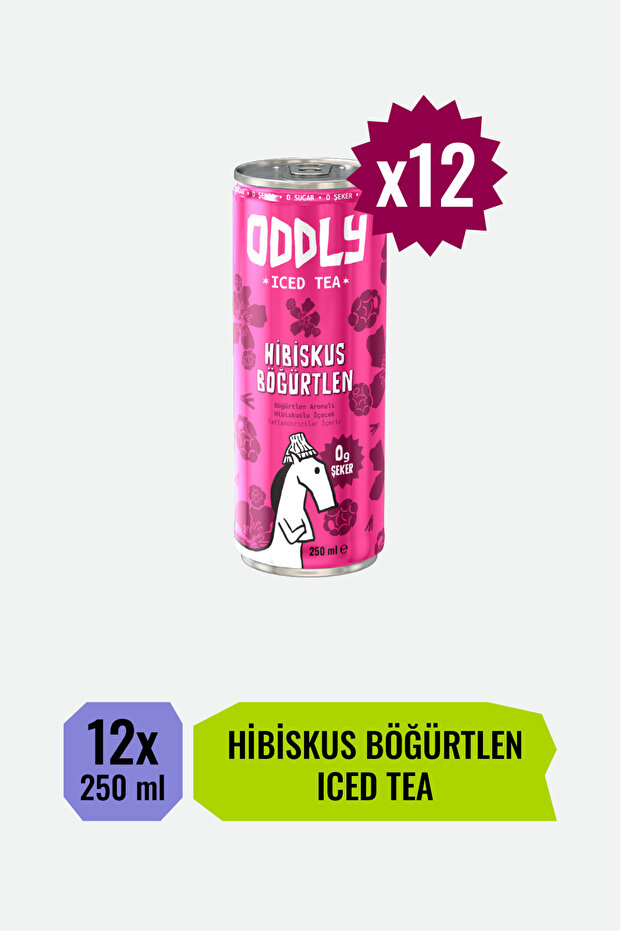 ODDLY Yenilenmiş Hibiskus & Böğürtlen Ice Tea 250 Ml 12li - Fiyatı ...