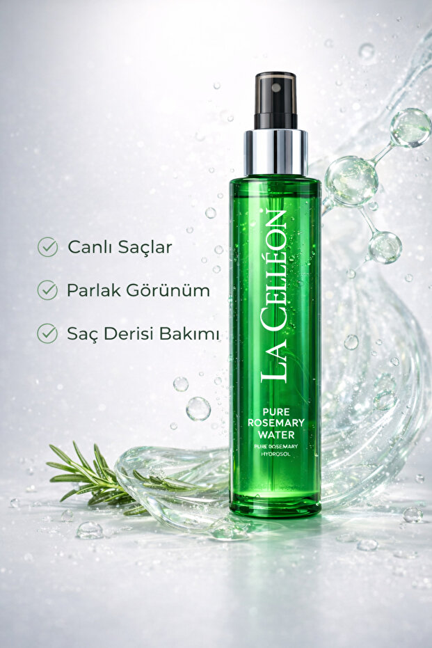 la celleon 2'li %100 Doğal Saf Biberiye Suyu Saç Toniği 100 ml x 2 ...