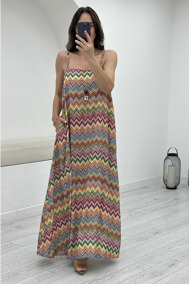 Act Pepicino Kids&Boutique Renkli Desenli Elbise 1082 - Fiyatı, Yorumları