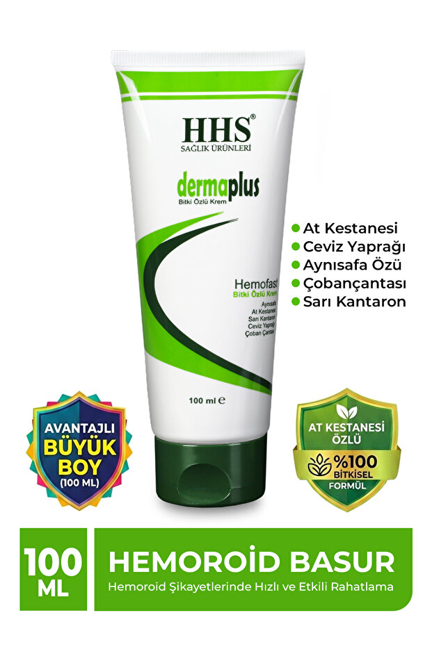 Hhs Dermaplus H.emoroid - B.asur HEMOFAST Krem – 100 ml | Çatlak Şişlik ...