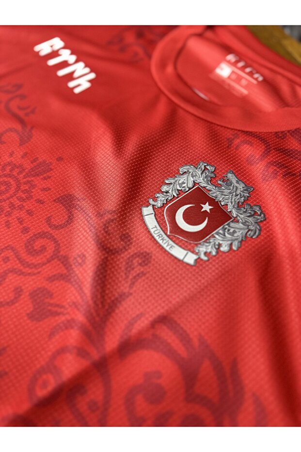CLAW UP WORK Türkiye Bozkurt Türük Armalı Kırmızı Demiral Mikro T-shirt ...