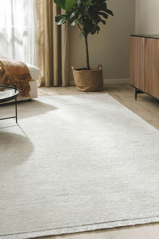 ENTİ İmge 2504 Krem - Çizgili Modern Halı - Fiyatı, Yorumları