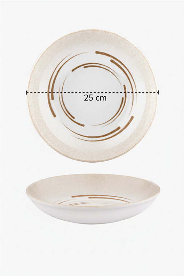 rinart 6'lı Venue Çukur Tabak 25Cm Dijital Costa - Fiyatı, Yorumları
