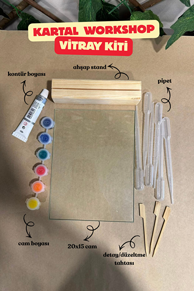 Özel Yapım Vitray Boyama Seti Hobi Kiti - Fiyatı, Yorumları