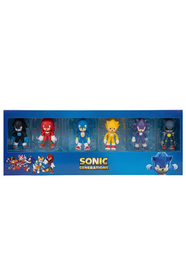 düşler oyuncak dünyası Sonic 6'lı Mini Figür Seti 8 cm - Oyuncak Sonic ...