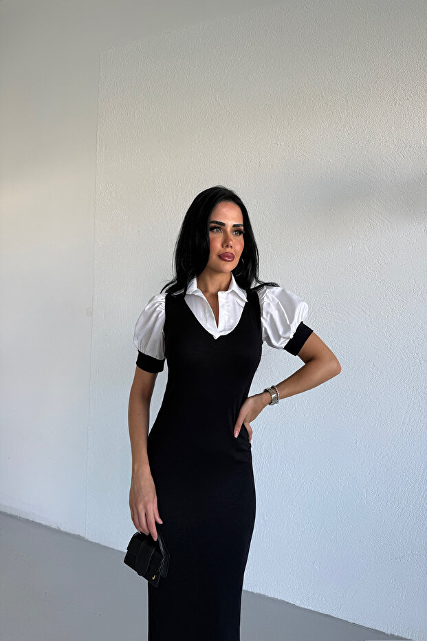LİLA İSTANBUL GÖMLEK YAKA KALEM ELBİSE - Fiyatı, Yorumları