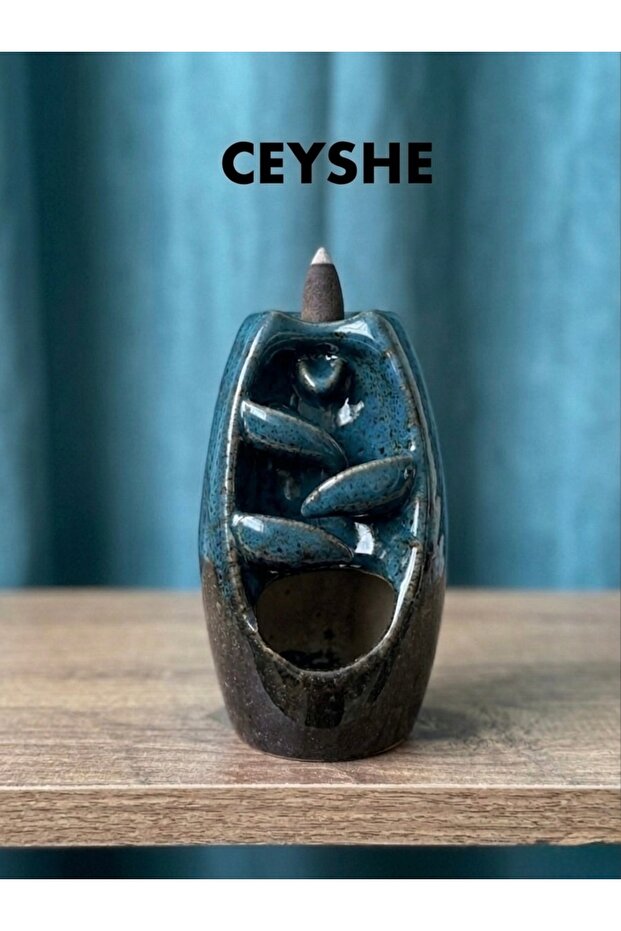 CeyShe Geri Akış Şelale Seramik Tütsülük ve 10 Geri Akış Tütsüsü - Geri ...