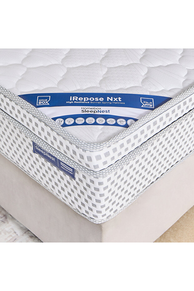 Home Box iSleepEase Repose Nxt Box Top Bonnell Spring King Mattress ...