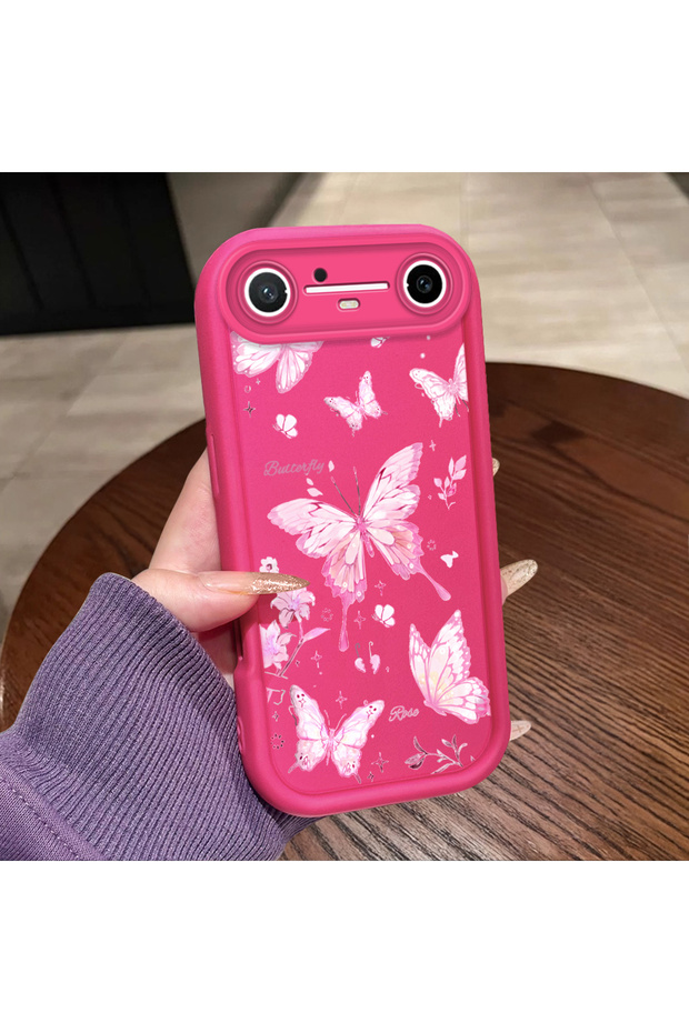 CASEVIBE Tecno Spark Slim Uyumlu Kelebek desenli silikon, şok emici ...