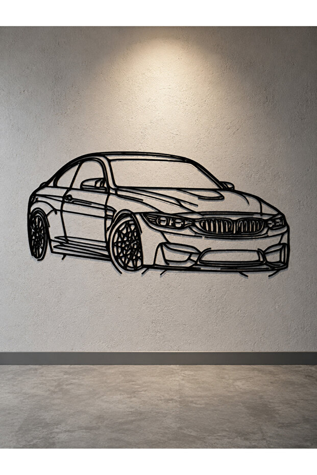 ModuLab 3D BMW M4 F82 Duvar Dekoru – Modern Otomobil 3D Baskı Temalı ...