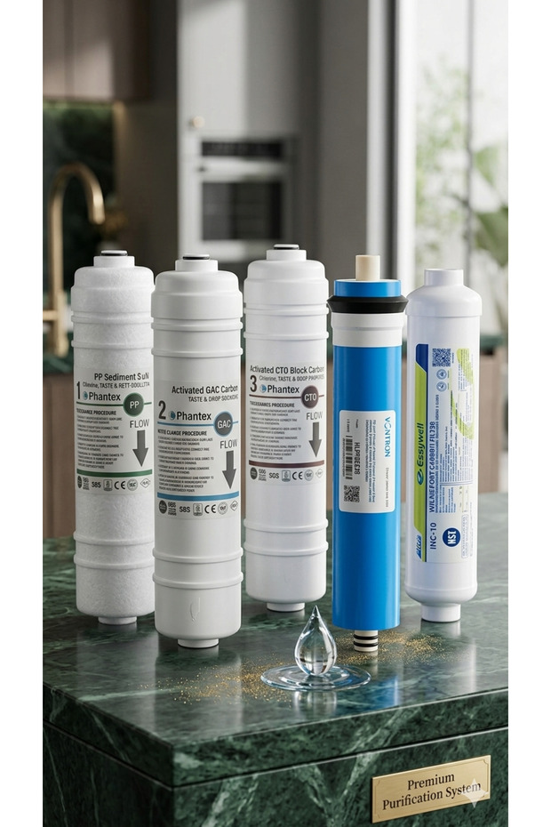 segyhome Su Arıtma Cihazı Filtresi(Phantex 1-2 -3 Numaralı)+Easwell ...