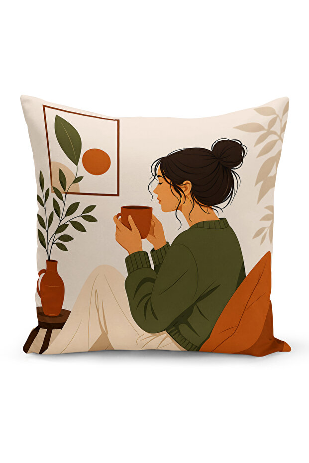 Bertille Home Pop Art Serisi Çift Tarafı Dijital Baskılı 4'lü Kırlent ...