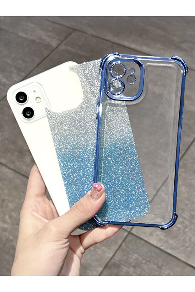 CASEVIBE iPhone 16 Pro Max Uyumlu Çıkarılabilir Ton Geçişli Simli Plaka ...