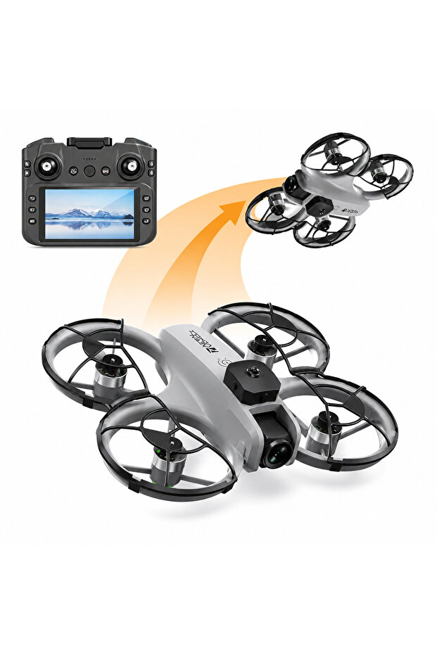 Airvolt T21P Kameralı Mini Drone Optical Flow Sabitlemeli 360° Takla ...