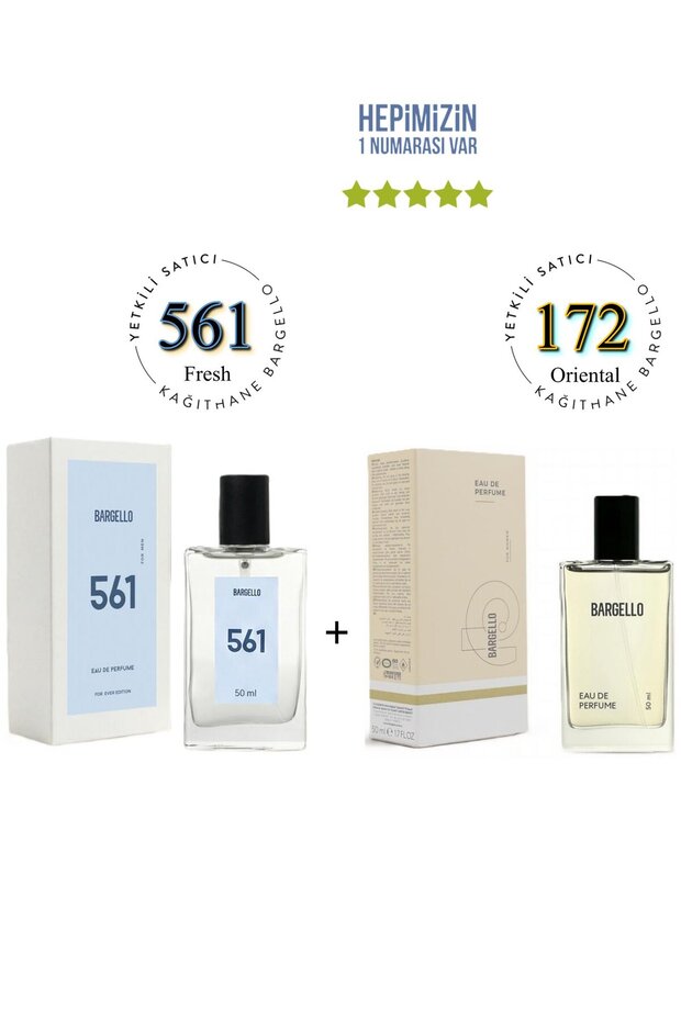 Bargello 561+ 172 Erkek / Kadın Parfüm Edp 50 ml Fresh / Oriental ...