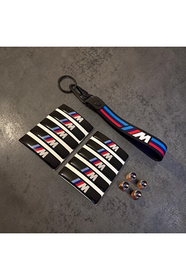 İKTUNING BMW M LOGO 10 ADET STICKER M LOGO BEZ ANAHTARLIK 4 ADET M LOGO ...