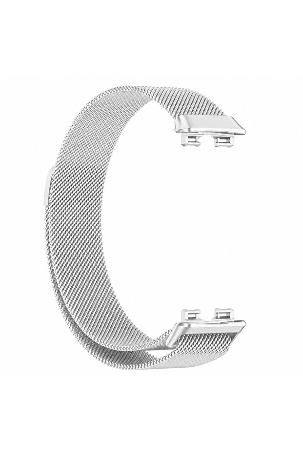 Sneezy Huawei Band 11 / 11 Pro İle Uyumlu Manyetik Milanese Loop Metal ...