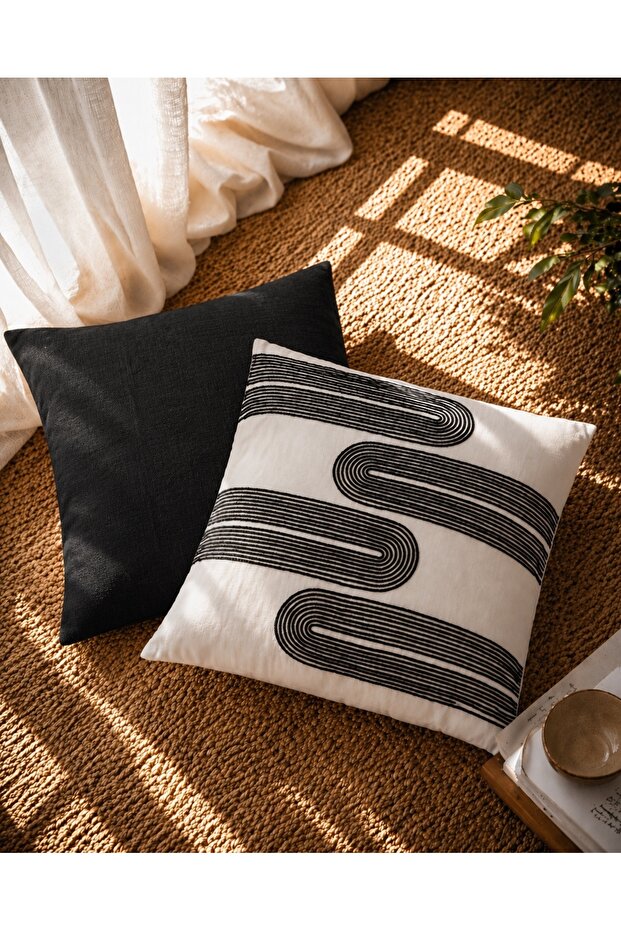 rovenza 2li PUNCH NAKIŞLI KIRLENT KILIFI 45x45 cm - Fiyatı, Yorumları